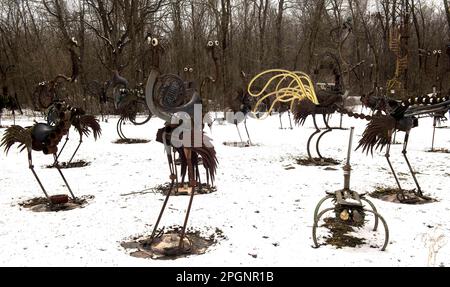 Sumpter, Wisconsin, USA. 23rd Mar, 2023. Constructed in the 1980's by ...