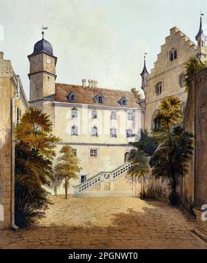 Rothbart Georg Konrad - Callenberg Castle - Spiral Staircase Leading to ...