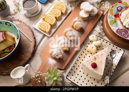 Alfajores and guargueros pastry table Peruvian desserts buffet table ...