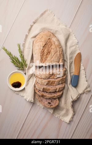 Olive flavour loaf Types of bread Stock Photo - Alamy