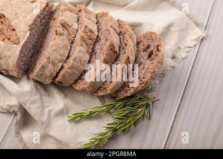 Olive flavour loaf Types of bread Stock Photo - Alamy