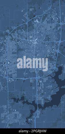 Springfield Illinois city skyline Detailed vector silhouette Stock ...