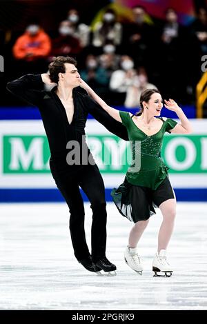 Chelsea VERHAEGH & Sherim VAN GEFFEN (NED), during Ice Dance Rhythm ...