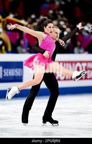 Olivia Josephine SHILLING & Leo BAETEN (BEL), during Ice Dance Rhythm ...