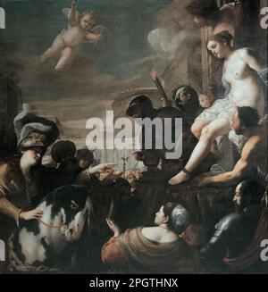 'Clorinda rescues Olindo and Sophronia' is a painting by Mattia Preti ...