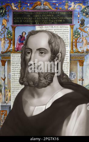 Naturalis Historia, 15th century, after Gaius Plinius Secundus, AD 23/ ...