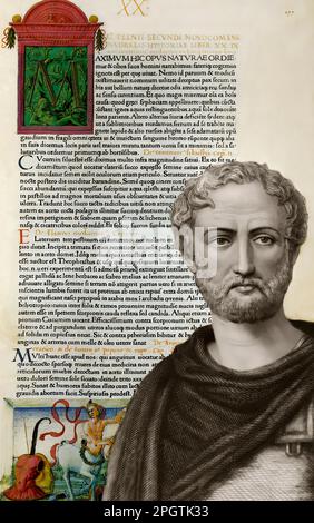 Naturalis Historia, 15th century, after Gaius Plinius Secundus, AD 23/ ...