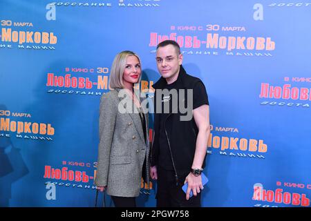 Moscow. Actor Sergei Chirkov at the premiere of Andrei Volgin's film 'Carrot-Love: Rise of the ...