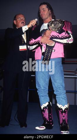 1989 Bret Hart Photo by John Barrett/PHOTOlink Stock Photo - Alamy
