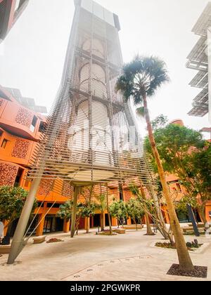 UAE, Abu Dhabi - 13th march, 2023: interior of Navya masdar city ...