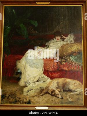 Portrait of Sarah Bernhardt, 1876, Georges Jules Victor Clairin (París ...