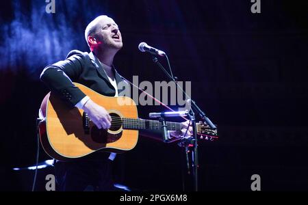Stephen Fretwell on stage during the Teenage Cancer Trust show at the ...