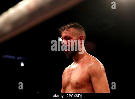 Boxing, Denis Radovan in his corner, cut over eye treatment, MHP-Arena ...