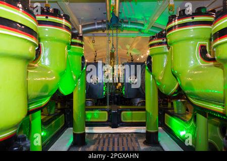 Tower Bridge engine room pump in London UK Stock Photo - Alamy