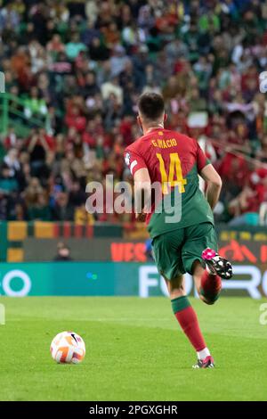 Goncalo Inacio during UEFA Euro 2024 qualifying game between national ...