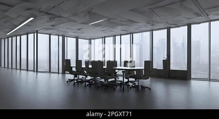 Empower Your Workspace: Modern Meeting Room Office Render Stock Photo ...