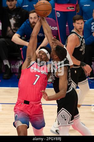 Washington Wizards guard Malaki Branham (8) poses for a photo during ...