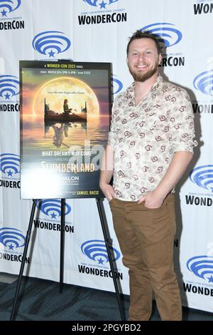 Casey Pyke arrives at Netflix photocall for “Slumberland“ at WonderCon ...