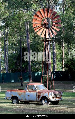 Random stock images of old rusty metal windmill blades shot up close ...