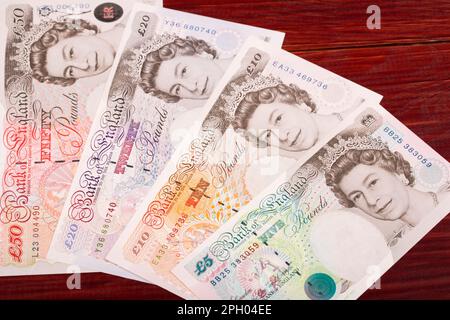 English money - pounds - older serie, a business background Stock Photo ...
