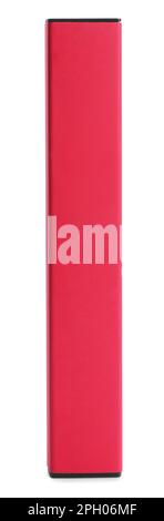 Red disposable electronic cigarette isolated on white Stock Photo - Alamy