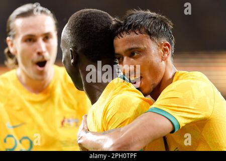 Jackson Irvine of Australia men football team seen in action during the ...