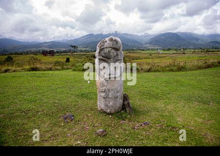 Poso, Indonesia. 25th Mar, 2023. Megaliths are seen at Bada Valley in ...