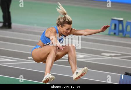 Dariya DERKACH of Italy Triple Jump Women Final during the European ...