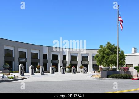 STANTON, CALIFORNIA - 24 MAR 2023: The City of Stanton Civic Center ...