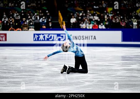 SAITAMA, JAPAN - MARCH 25: Adam Hagara of Slovakia competes in the Men ...