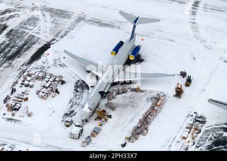 Everts Air Cargo two McDonnell Douglas MD-80 airplane, also referred as ...