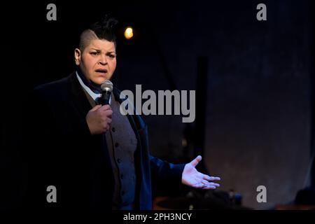 Jen Kober Performing Stand Up Stock Photo - Alamy
