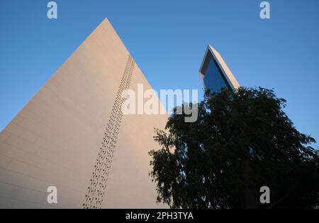 View of the Founder's Memorial, monument, dedicated to Sheikh Zayed bin ...