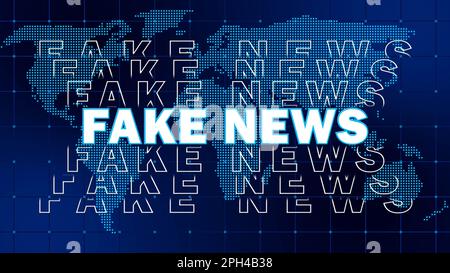 Fake News - design template for news channels or internet tv background ...