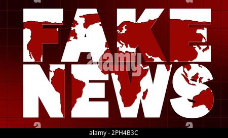 Fake News - design template for news channels or internet tv background ...