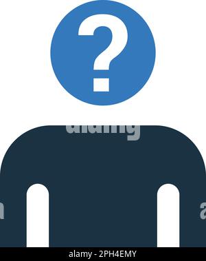 Confusion icon. simple vector graphics design template vector ...