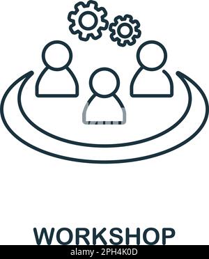 Workshop icon. Simple element from social activity collection. Creative ...