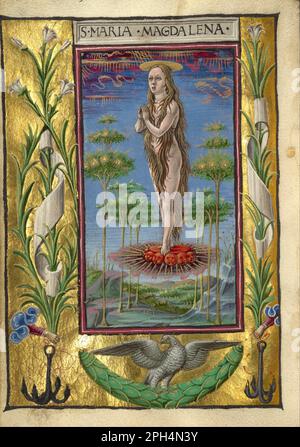 Mary Magdalene Borne Aloft, Taddeo Crivelli (Italian, died about 1479 ...