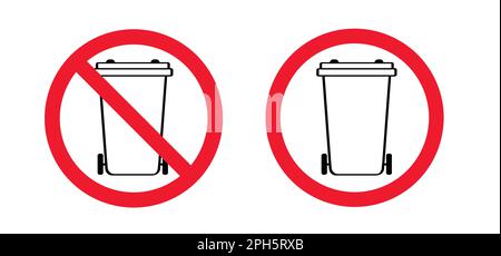 Wheelie bin. Garbage bag and container. Waste bin or or litterbin ...