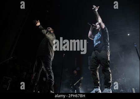 Eric Vanlerberghe of I Prevail performing at the o2 Academy Glasgow on ...