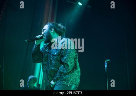 Eric Vanlerberghe of I Prevail performing at the o2 Academy Glasgow on ...