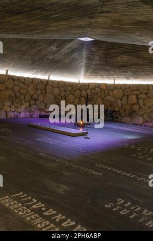 HALL OF REMEMBRANCE YAD VASHEM JERUSALEM ISRAEL Stock Photo - Alamy