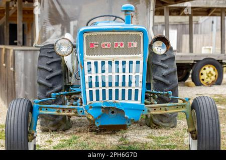 detail of a ford 3000 farm tractor Stock Photo - Alamy