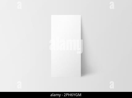 DL Flyer 3D Rendering Isolated Background Stock Photo - Alamy