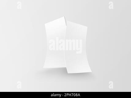 DL Flyer 3D Rendering Isolated Background Stock Photo - Alamy
