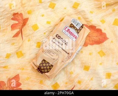 Pudov fermented rye malt Stock Photo - Alamy