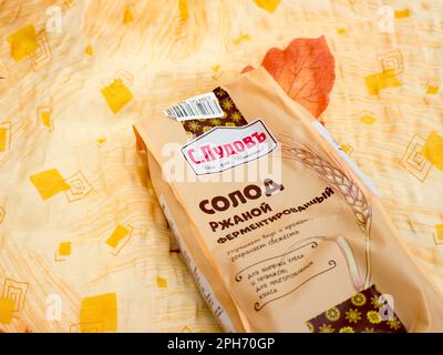 Pudov fermented rye malt Stock Photo - Alamy