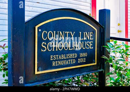 County Line Schoolhouse, also known as Evanston School, is pictured in ...