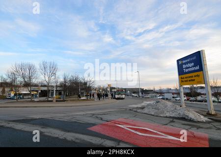 Bridge Terminal, a bus station of the Halifax Transit public transport ...