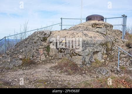 the observation bunker on the "Lauchflue" Basel-Landschaft, in ...
